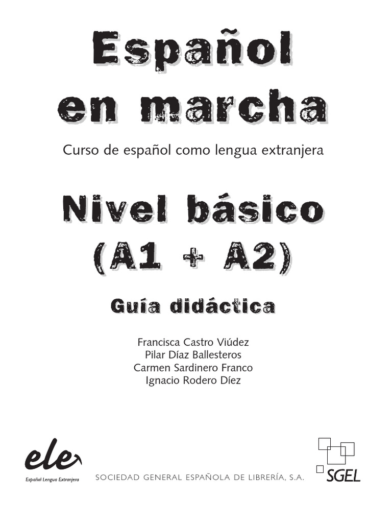 Curso Básico de Español A1-A2 | PDF | Verbo | Lengua española
