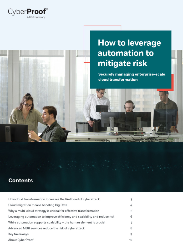 Leveraging Automation To Mitigate Risk - 303 - 10pg | PDF | Cloud ...