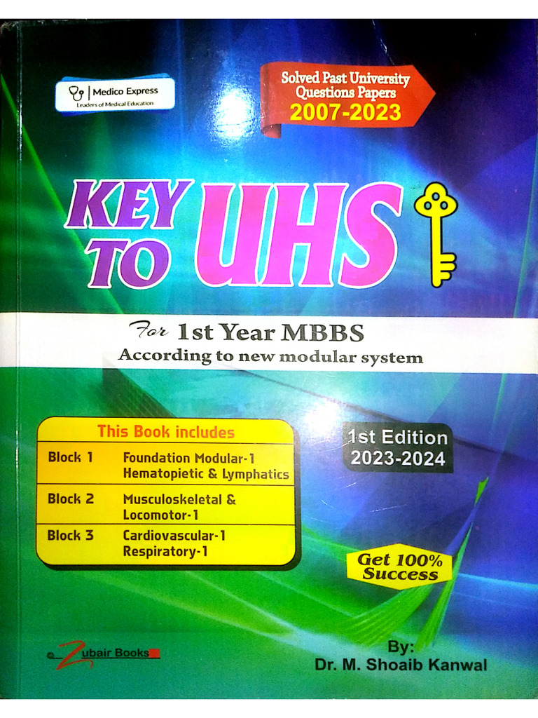(HISTOLOGY) 2023-2024 Key to Uhs According to Modular System | PDF