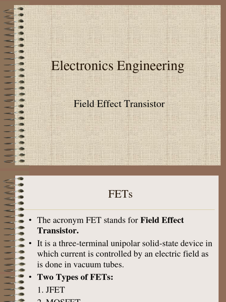 FET_-_Part_1 | PDF | Field Effect Transistor | Mosfet