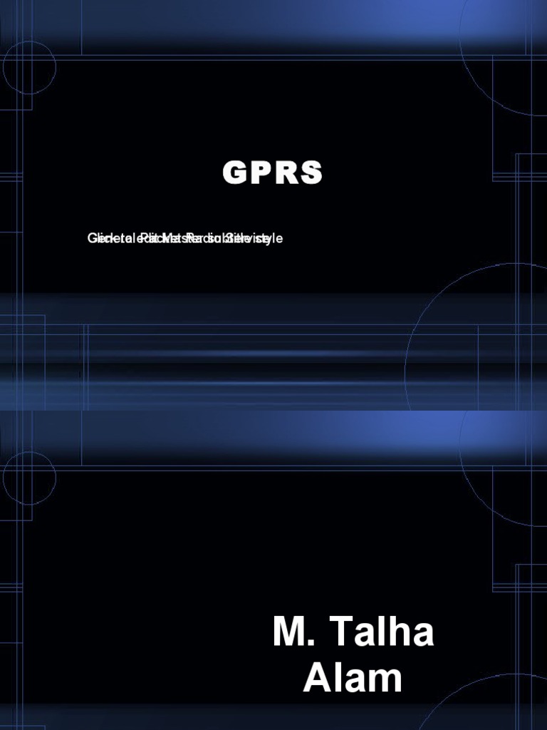 Understanding GPRS Technology Basics | PDF | General Packet Radio ...