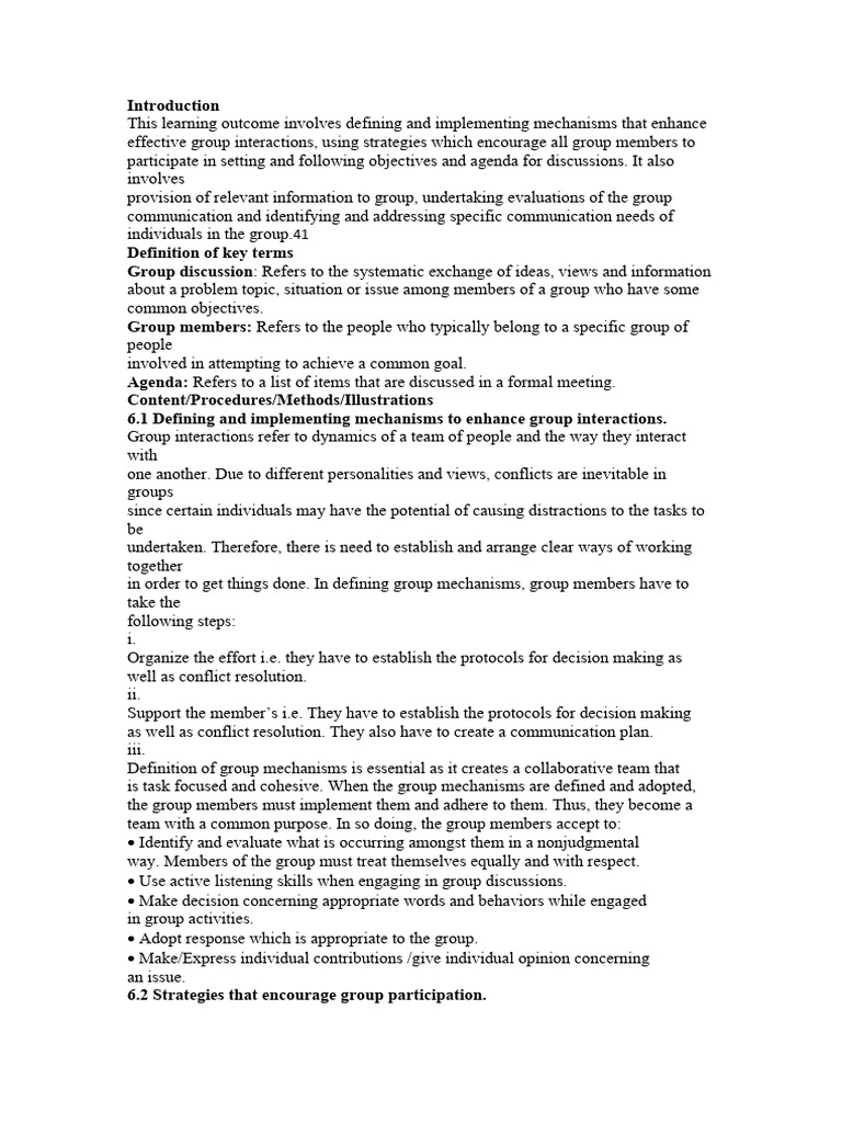 Facilitating Group Discussion | PDF | Communication | Information