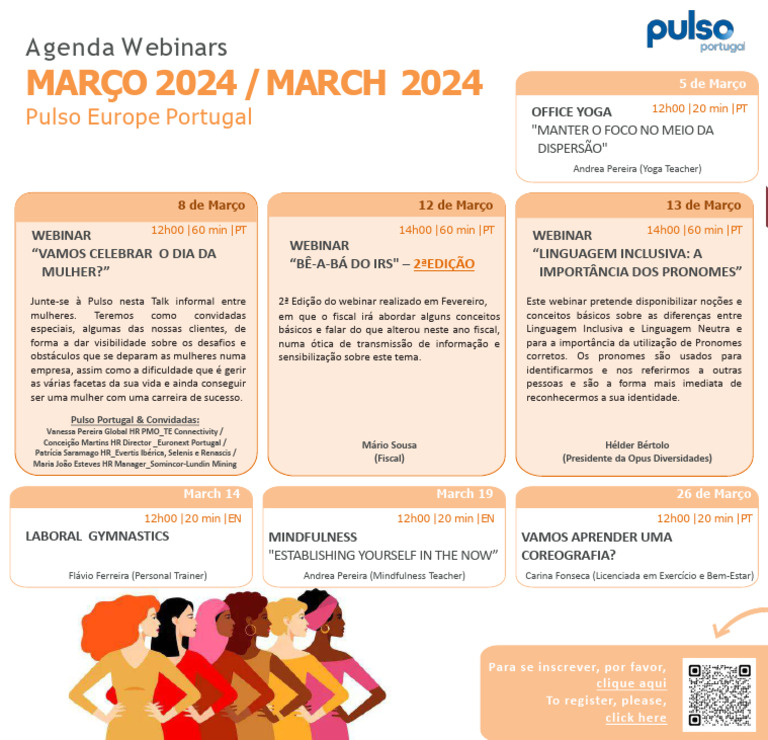 Agenda Webinars Março 2024 | PDF