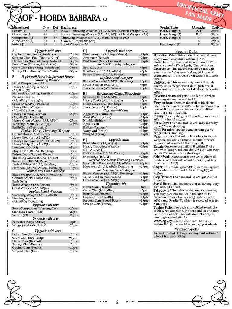 horda bárbara | PDF