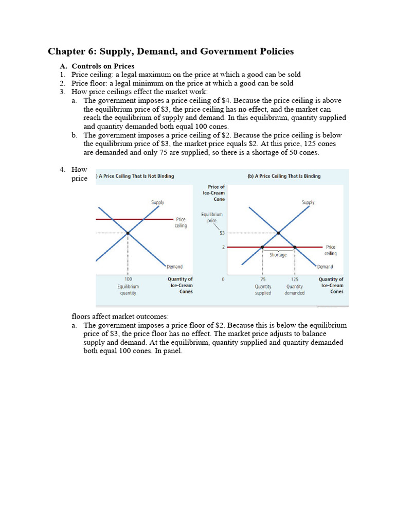 Price Controls and Tax Incidence Explained | PDF | Tax Incidence ...