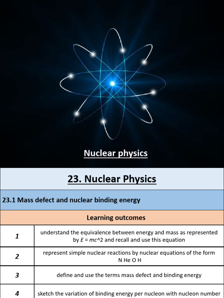 Understanding Nuclear Binding Energy | PDF | Nuclear Physics ...