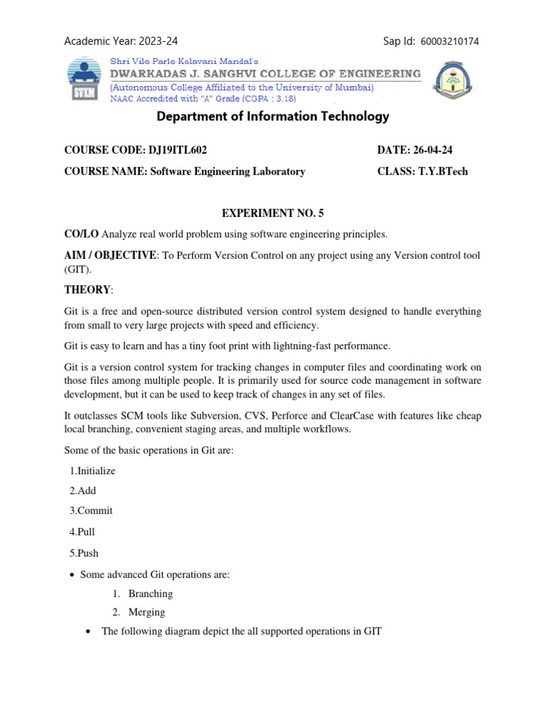 Hargun SE Exp-05 | PDF | Version Control | Software Engineering