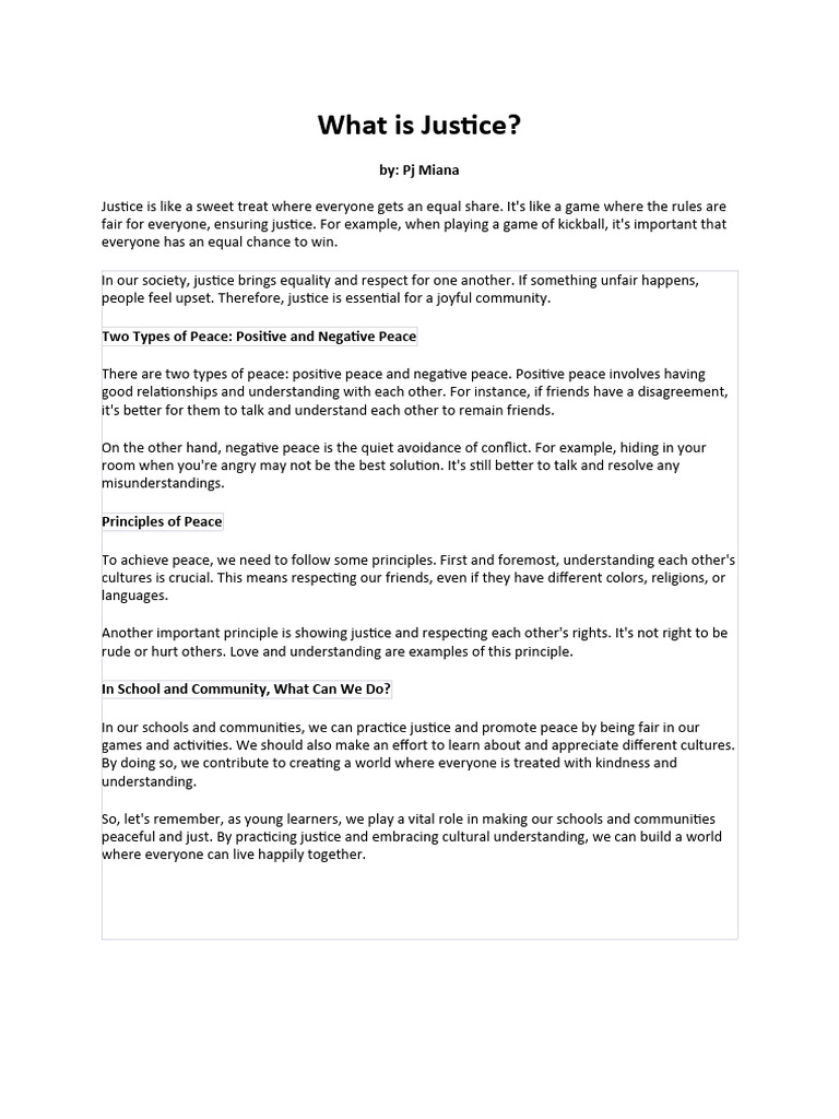 What is Justice | PDF | Justice | Crime & Violence