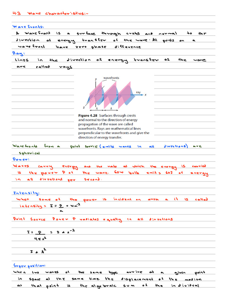 4 3 Wave Characteristics Pdf