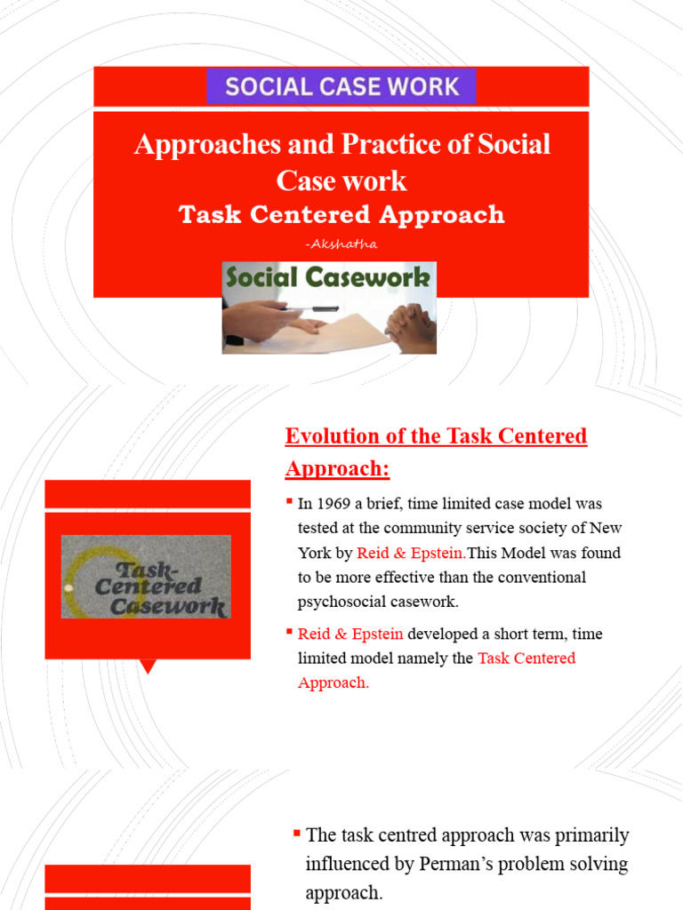 Task Centered Approach in Social Work | PDF | Social Work | Psychosocial