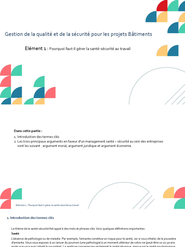 Elément 1 - QHSE | PDF | Assurance | Sécurité