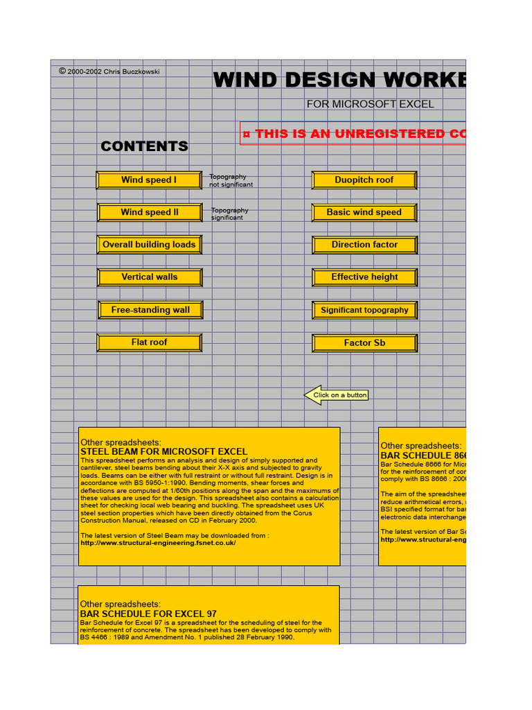Wind Design | PDF | Spreadsheet | Microsoft Excel