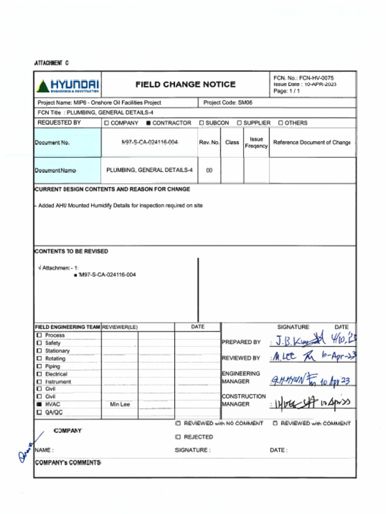 FCN-HV-0075 - PLUMBING, GENERAL DETAILS-4 (AHU Humidifier Drain Details ...