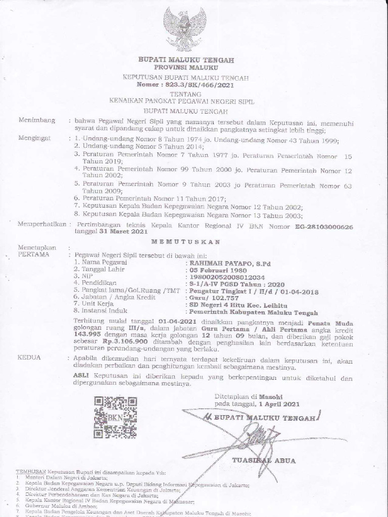 SK Rahima Payapo | PDF