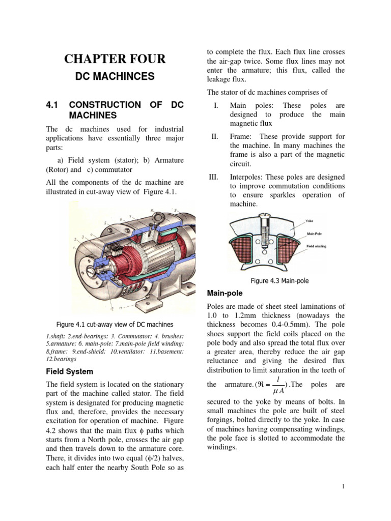 DC Machine | PDF | Electromagnetic Induction | Manufactured Goods