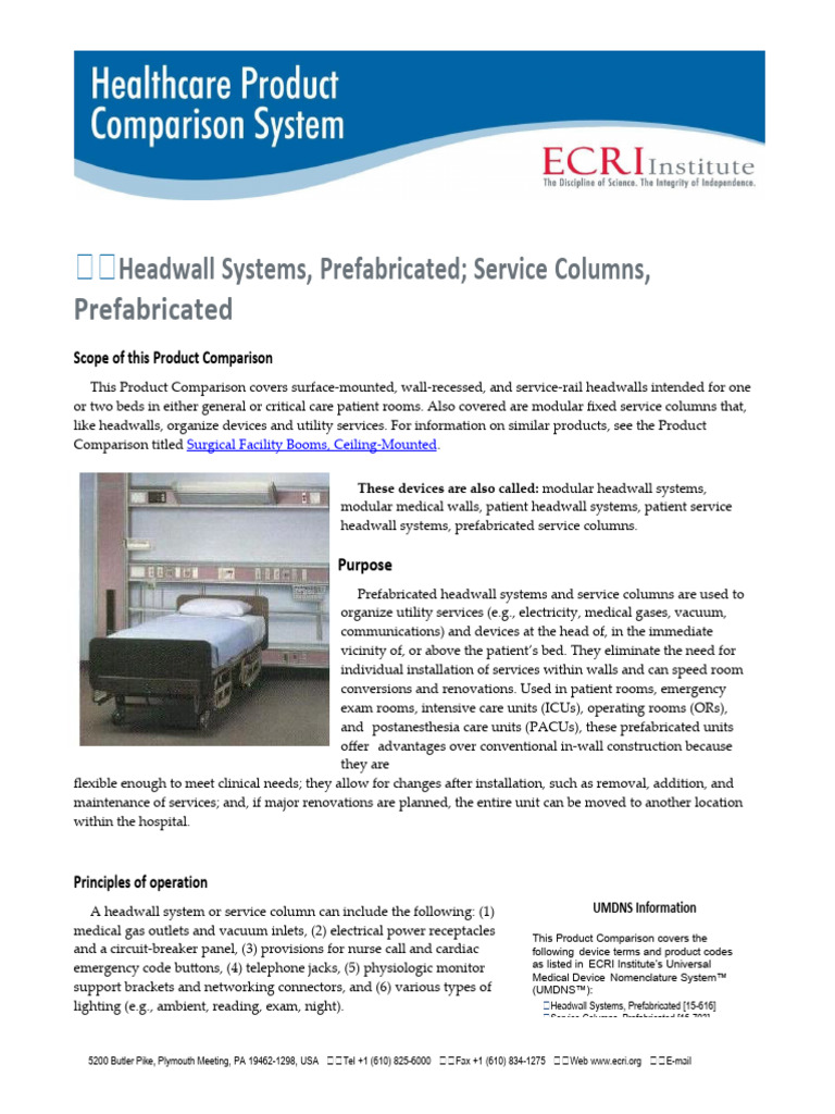 Headwall Systems, Prefabricated Service Columns, Prefabricated.. | PDF ...