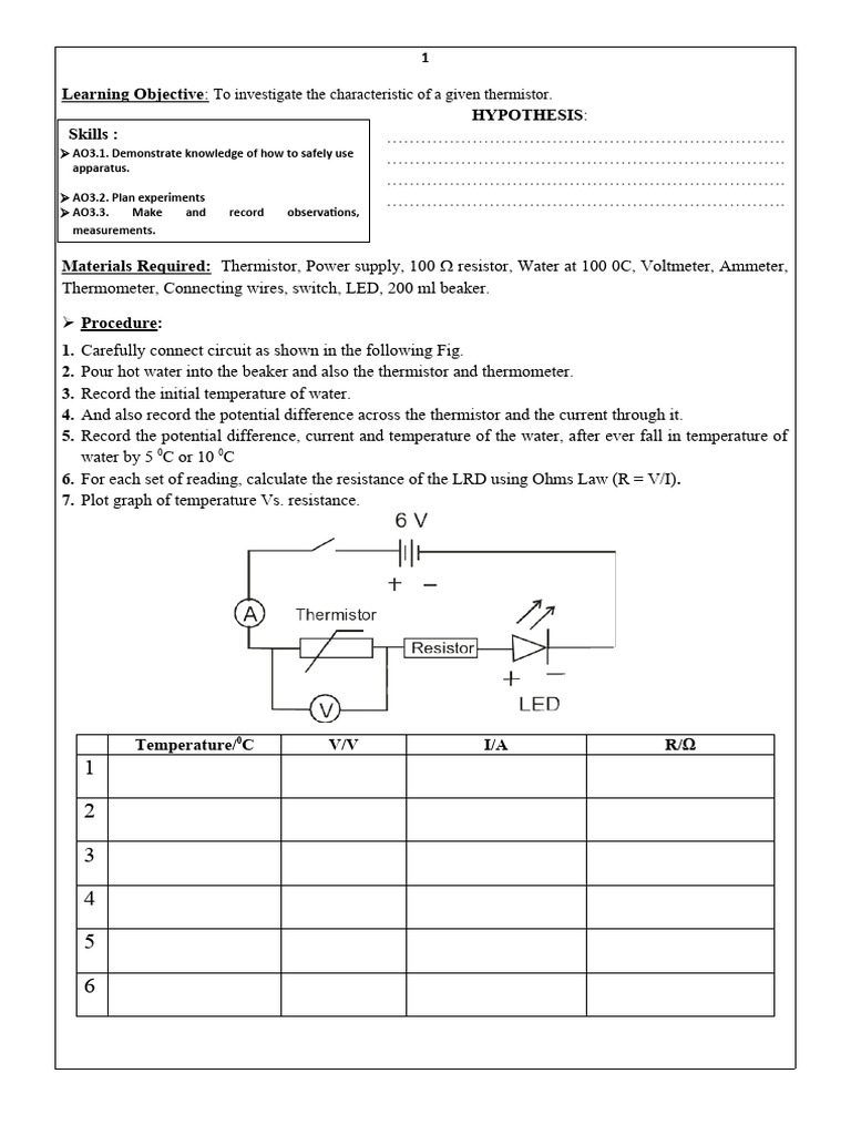 Thermistor La | PDF