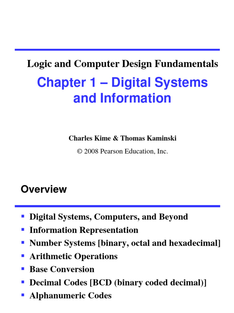 Chap_01 | PDF | Binary Coded Decimal | Subtraction