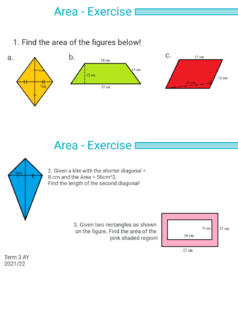 Area of Quadrilateral | PDF