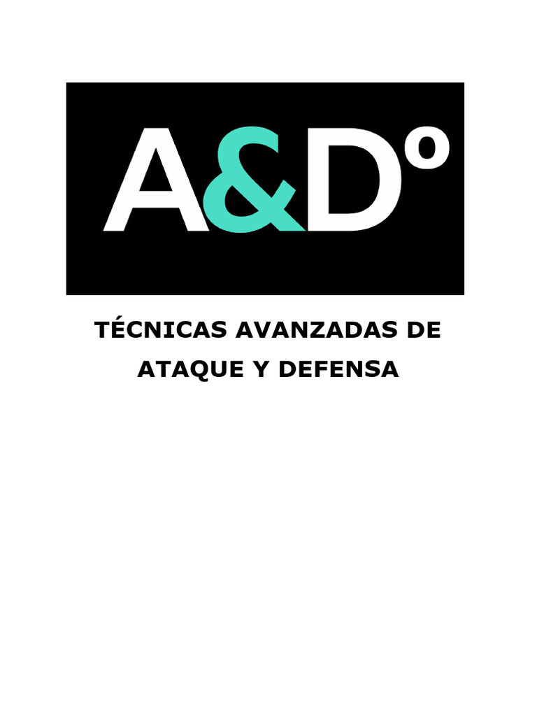 Guía PDF - Técnicas Avanzadas de Ataque y Defensa | PDF | Argumento | Razonamiento deductivo