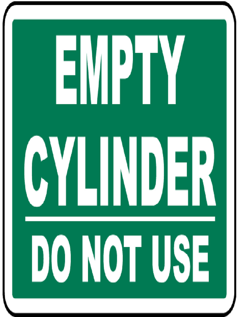 Cylinders (Empty) Storage-18 | PDF