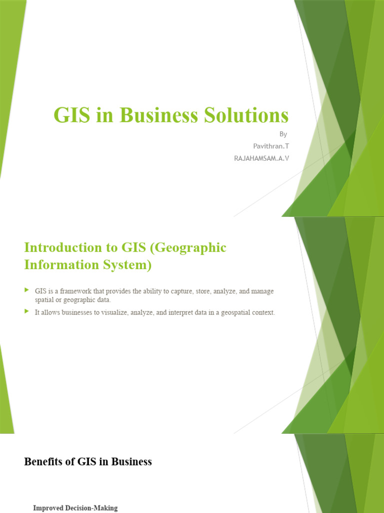 GIS for Business Optimization | PDF | Geographic Information System ...
