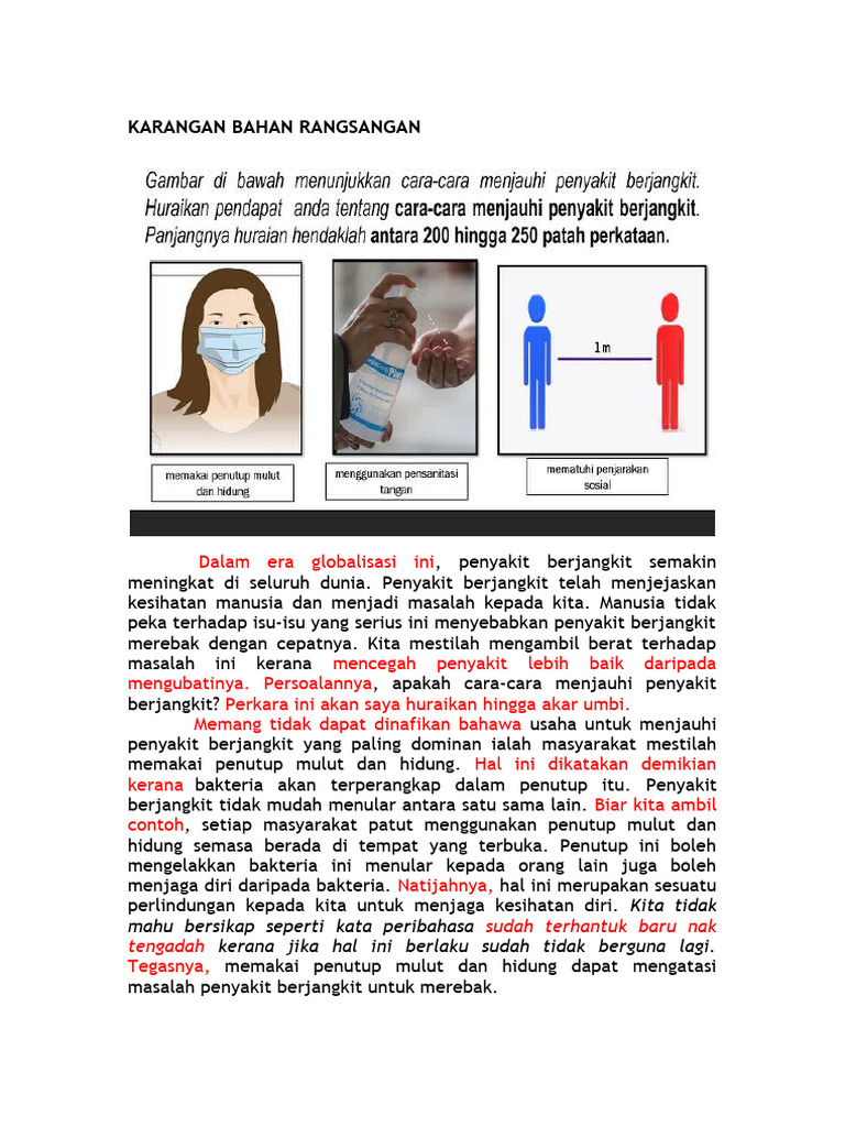Karangan Bahan Rangsangan | PDF