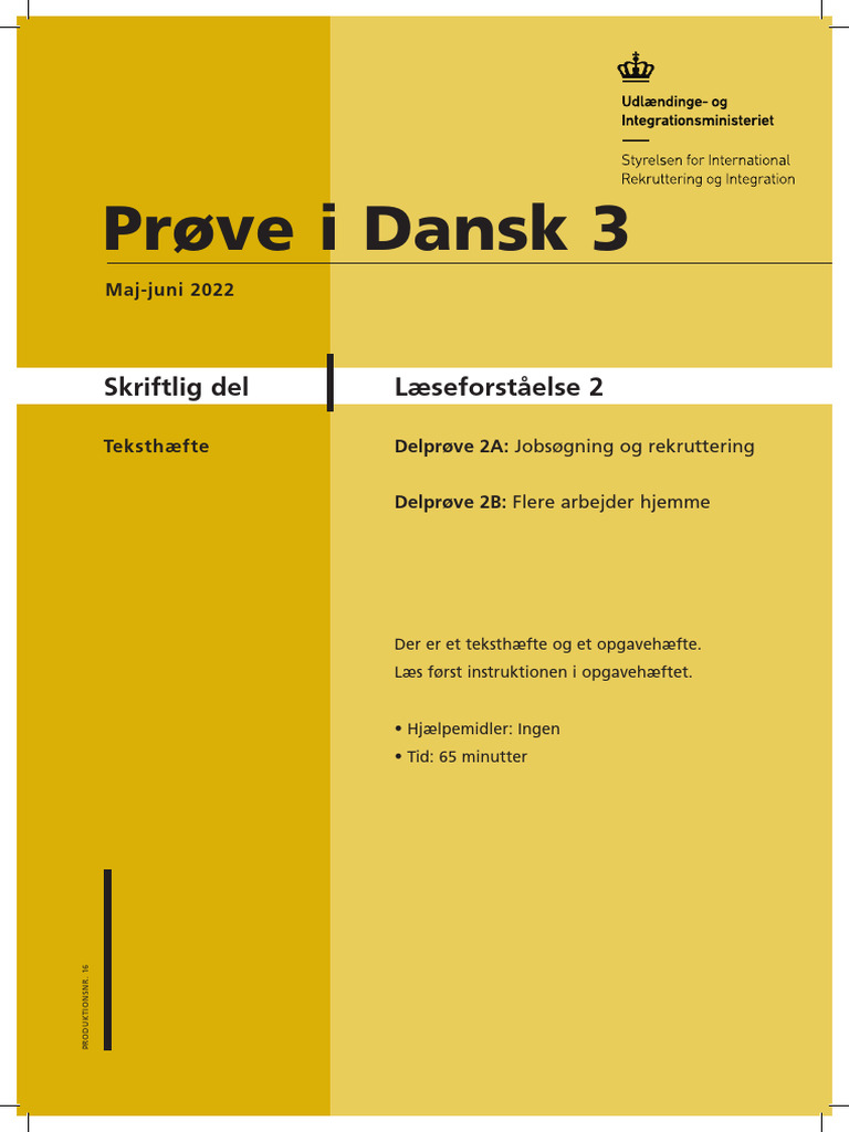 PD3 - Læseforståelse 2, teksthæfte | PDF