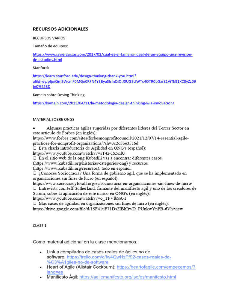 Recursos Adicionales | PDF | Informática