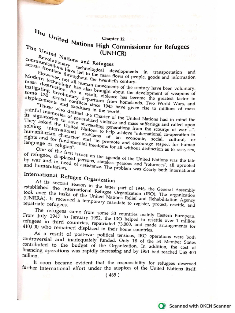 UNHCR PDF Humanitarian Law | PDF