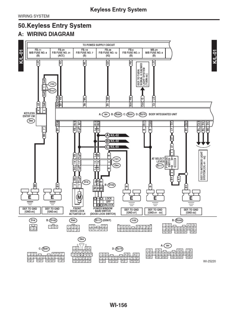 WD - Subaru - 1501958 - Keyless Entry | PDF | Land Vehicles ...