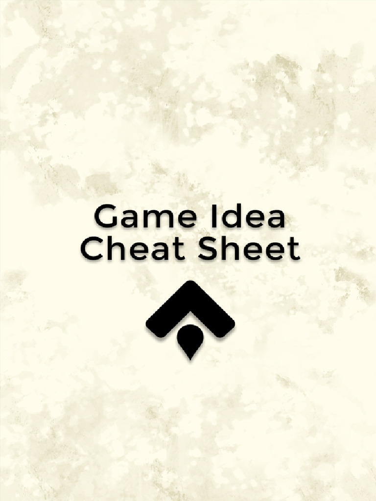 Game Idea Cheat Sheet | PDF