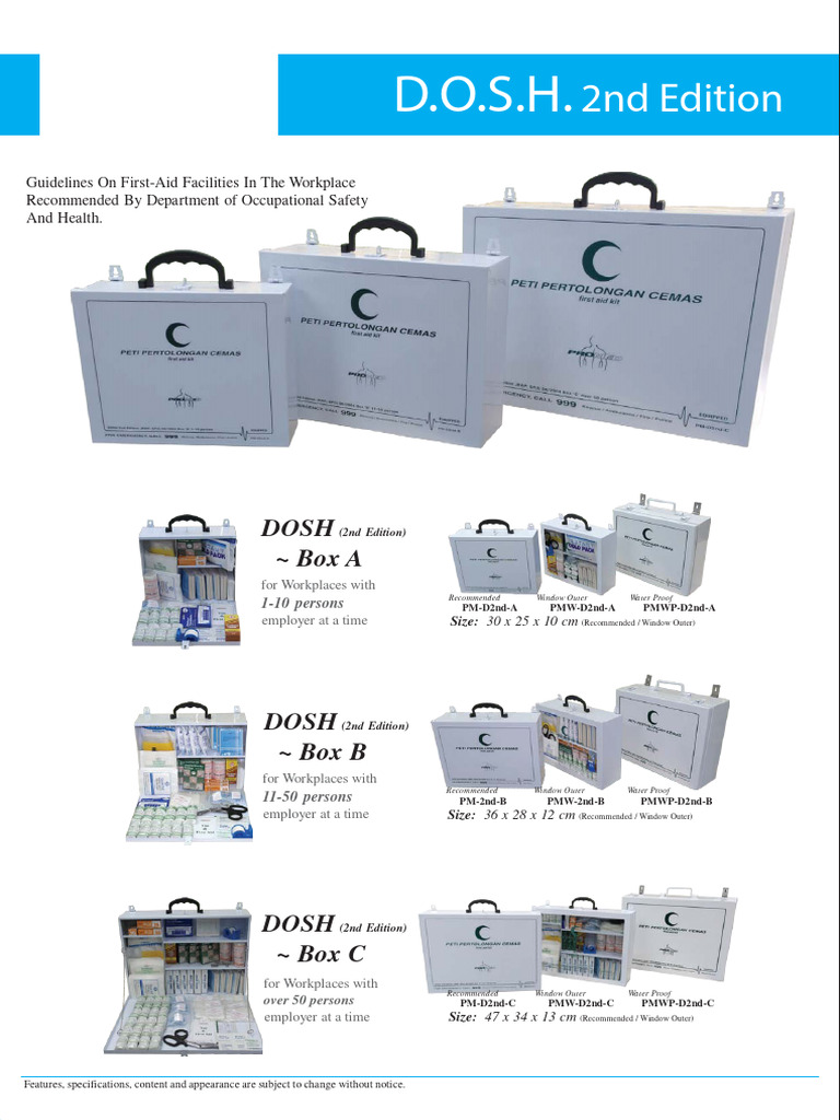 First-Aid Facility Guidelines for Workplaces | PDF | First Aid | Safety