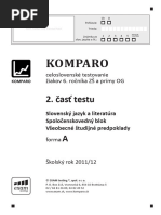 SJL Opakovanie Uciva 1. Polroka - 6. Rocnik 1 | PDF