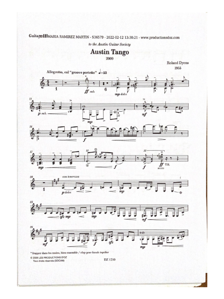 Austin Tango 3 | PDF