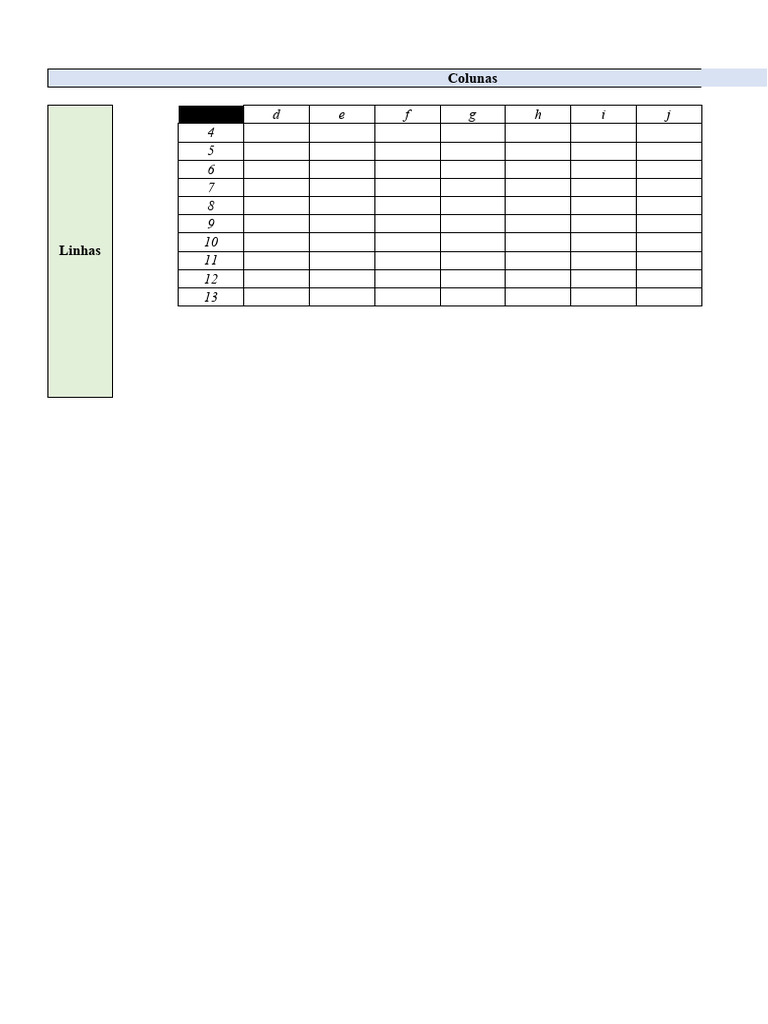 Planilha Do Excell para Aprendizado - Conceitos Basicos e Ferramentas (1) Luana | Download ...