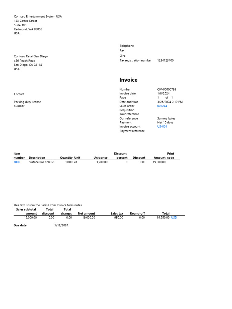 Show Invoice | Download Free PDF | Invoice | Taxes
