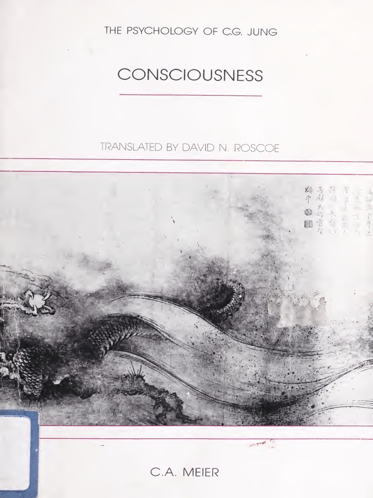 Consciousness The Psychology Of C G Jung Vol 3 Carl A Meier