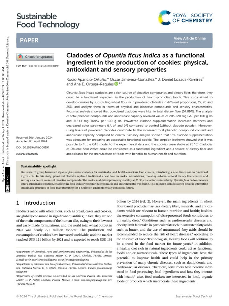 Research Article 355 Mexico Food Technology | PDF | Saturated Fat ...