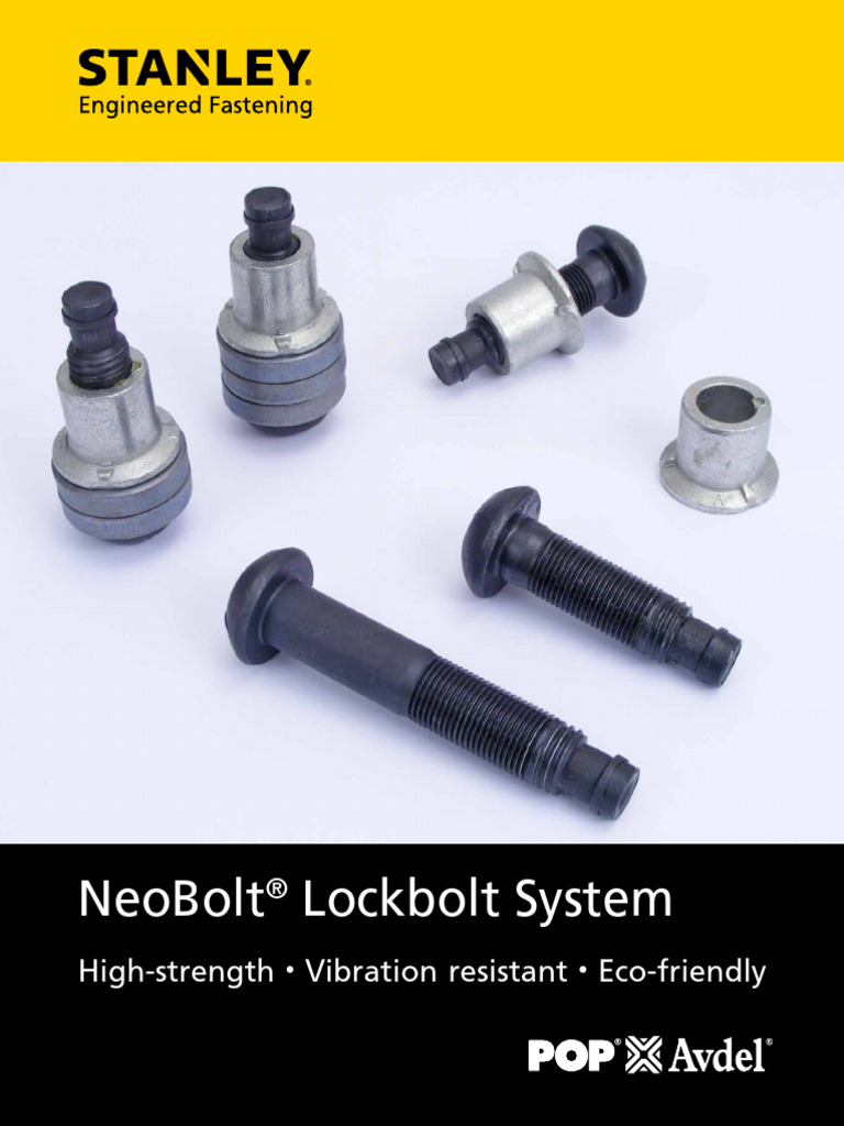 POP Avdel NeoBolt Catalog | PDF | Screw