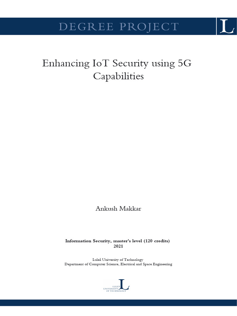 FULLTEXT01 | PDF | Internet Of Things | Computer Network
