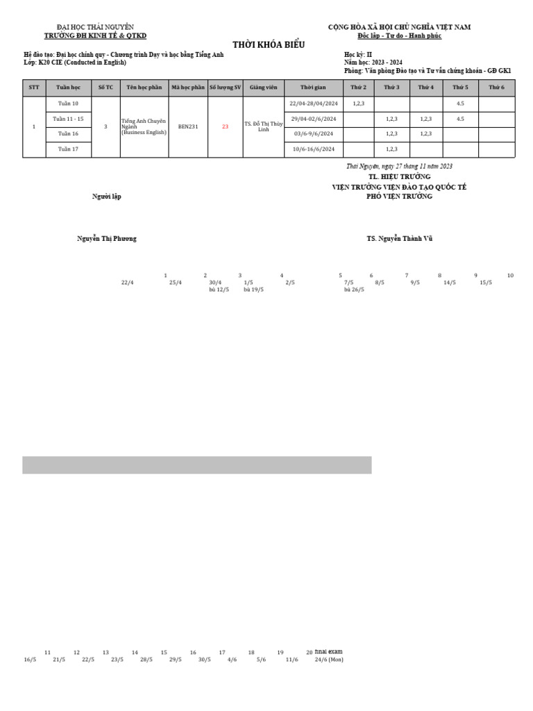 Learning Plan - Biz Eng K20 | PDF