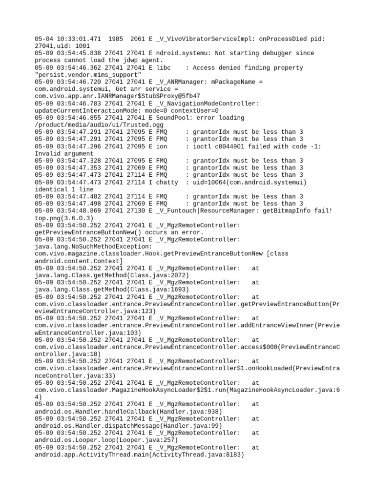 Log | PDF | Computer Science | System Software