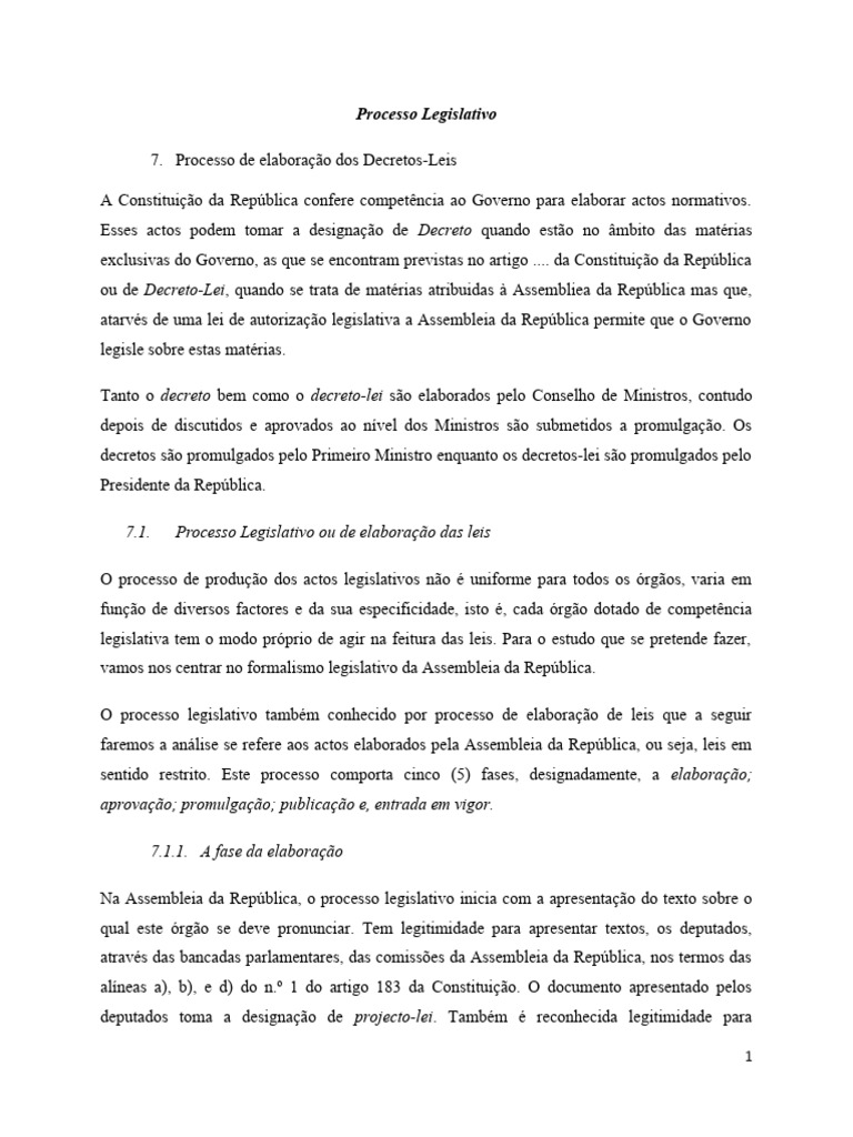 2015 07 21 - IED II - Aula 2 - Fontes Do Direiro - Processo Legislativo ...