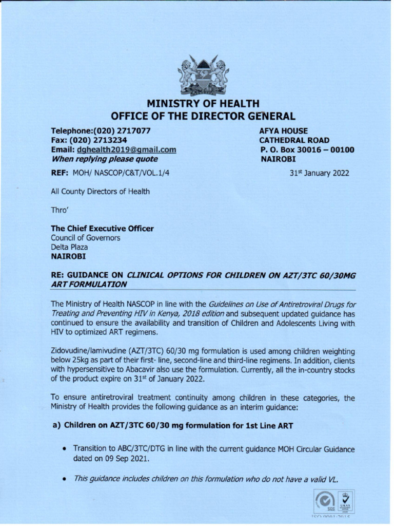 Guidance On Clinical Options | PDF