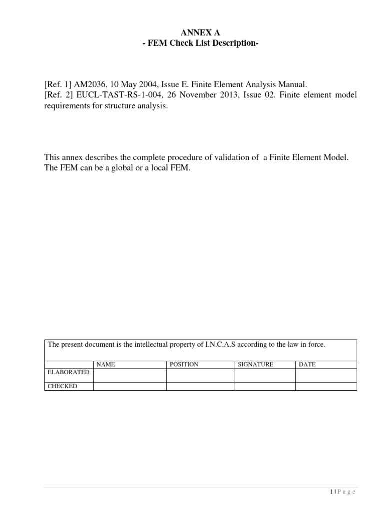 FEM Validation Guide | PDF | Finite Element Method | Cartesian ...