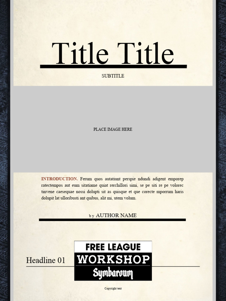 FLW Symbaroum Template v2 | PDF