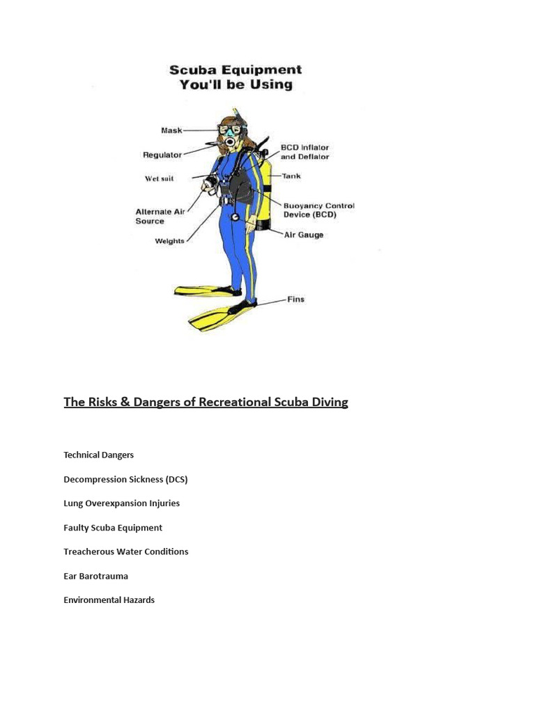 Scuba Diving Risks in Australia | PDF | Science & Mathematics
