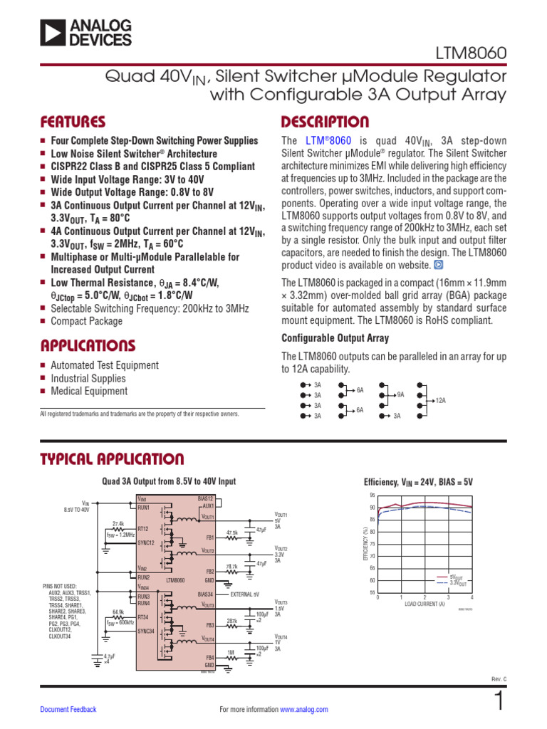 LTM 8060 | PDF | Electronic Engineering | Electronics