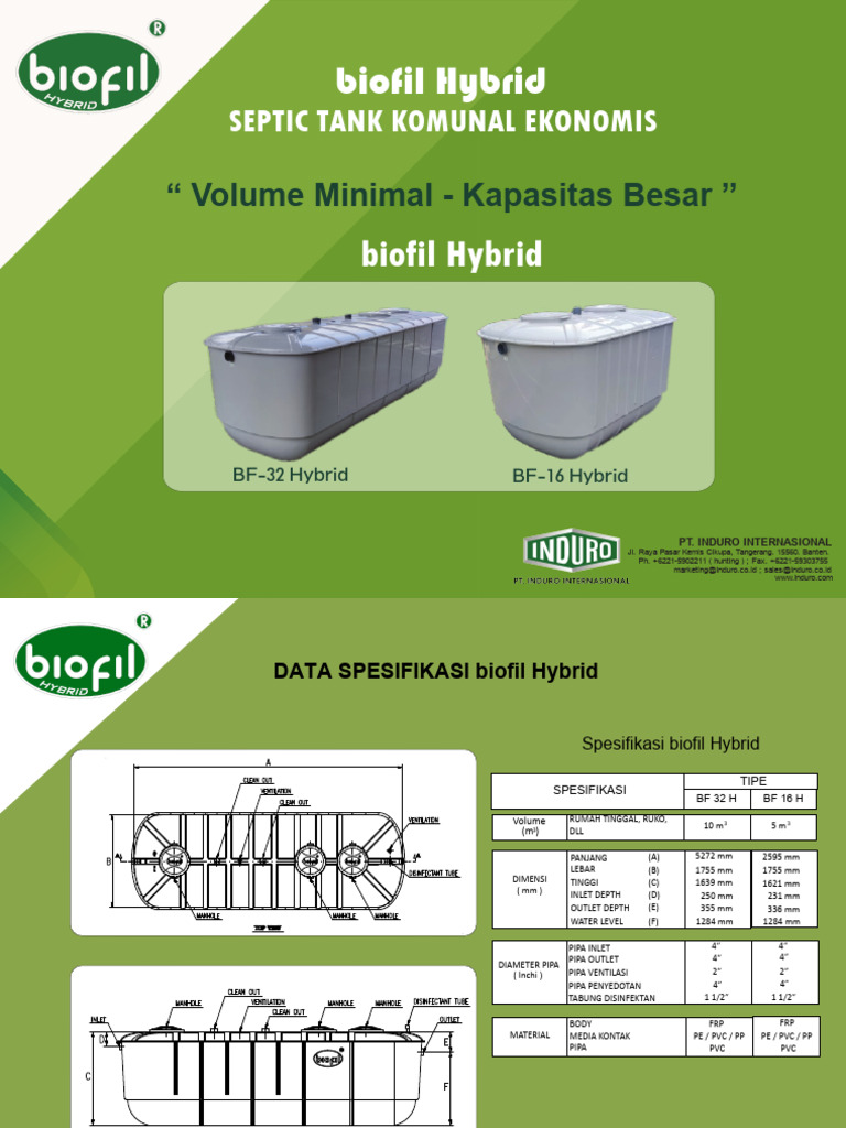 Brosur Biofil Hybrid | PDF